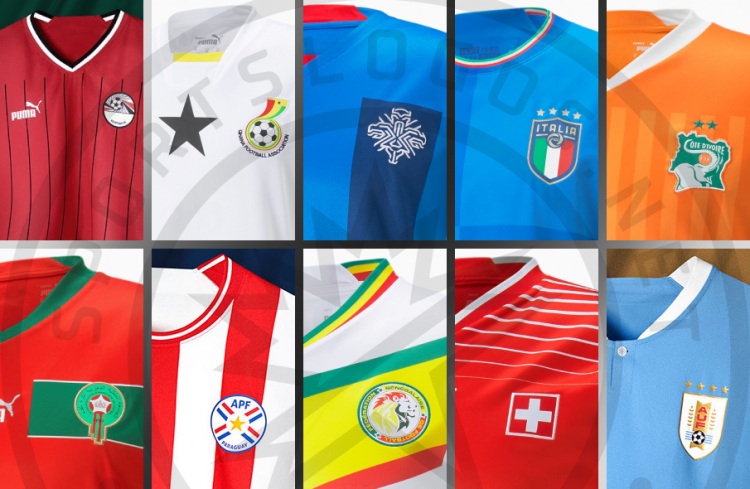 Puma Unveils New Home Kits for 10 National Teams, Including 5 in World ...