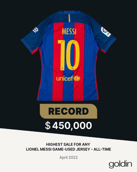 Lionel Messi Shirt from 2017 El Clásico Sells for $450,000 US at ...