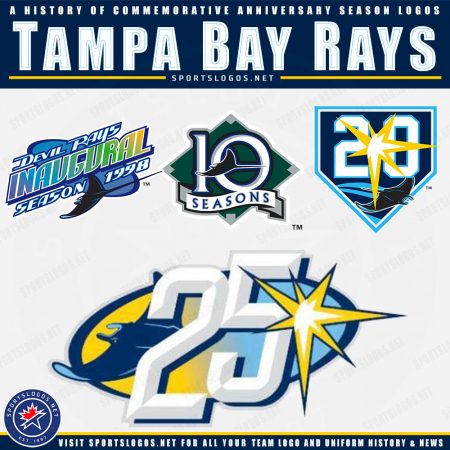 Tampa Bay Rays to Celebrate 25 Years in 2023 with Commemorative Logo ...