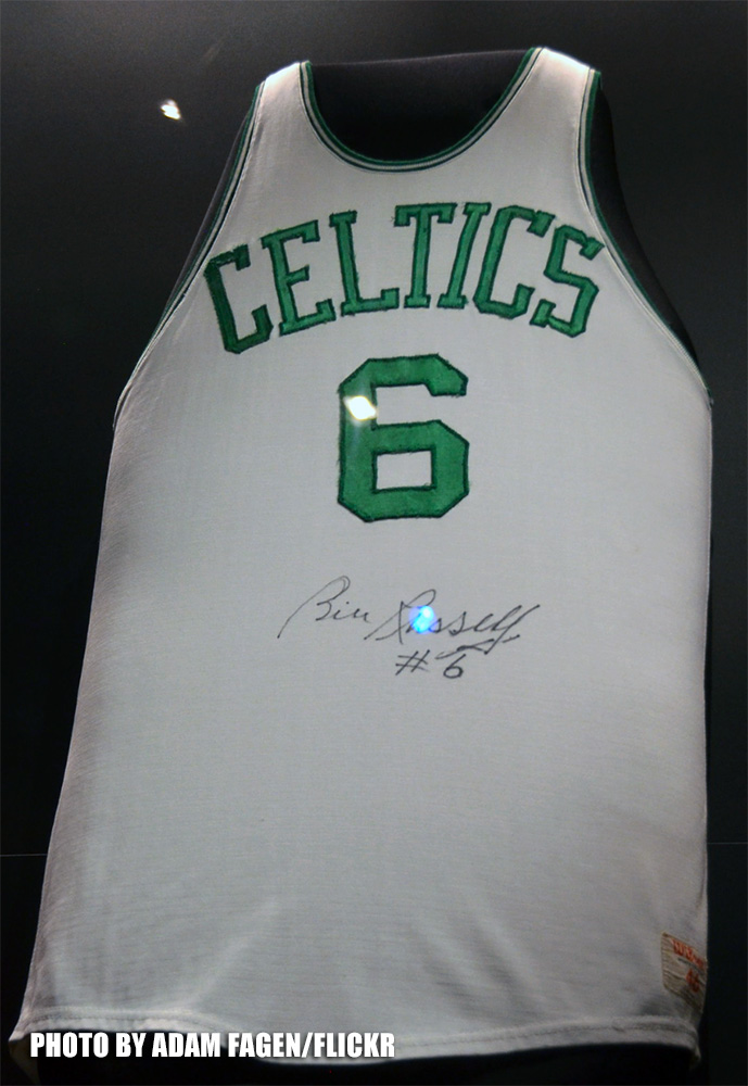 NBA Retires Bill Russell’s Number 6 League-Wide, Memorial Patches for ...