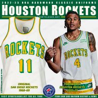 Houston Rockets Go Green with San Diego Throwback Uniforms in 2022-23 ...