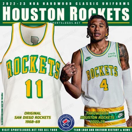 Houston Rockets Go Green with San Diego Throwback Uniforms in 2022-23 ...