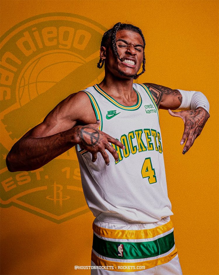 Houston Rockets Go Green with San Diego Throwback Uniforms in 2022-23 ...