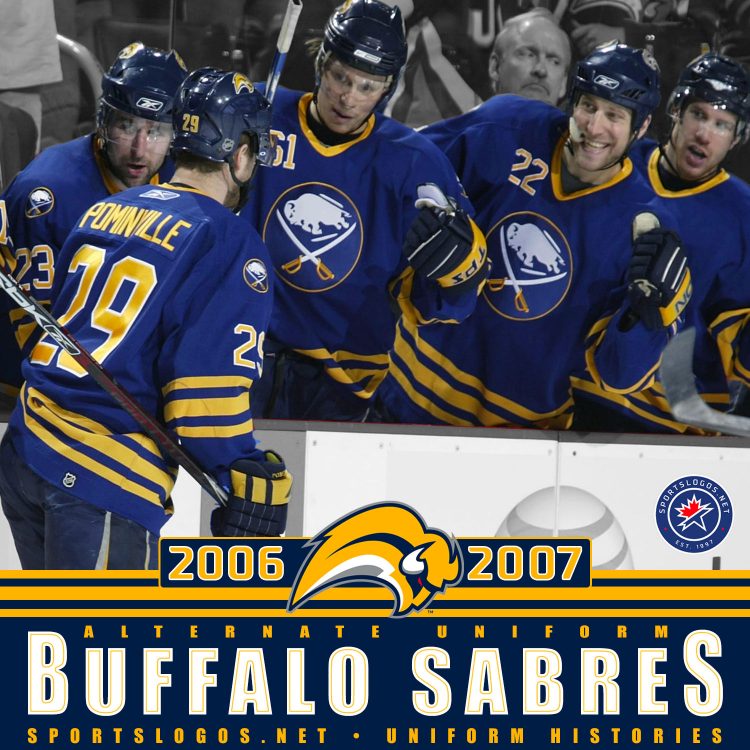 BUFFALO SABRES UNIFORM HISTORY
