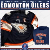 Edmonton Oilers New Reverse Retro Jersey Possibly Revealed in Leaked ...