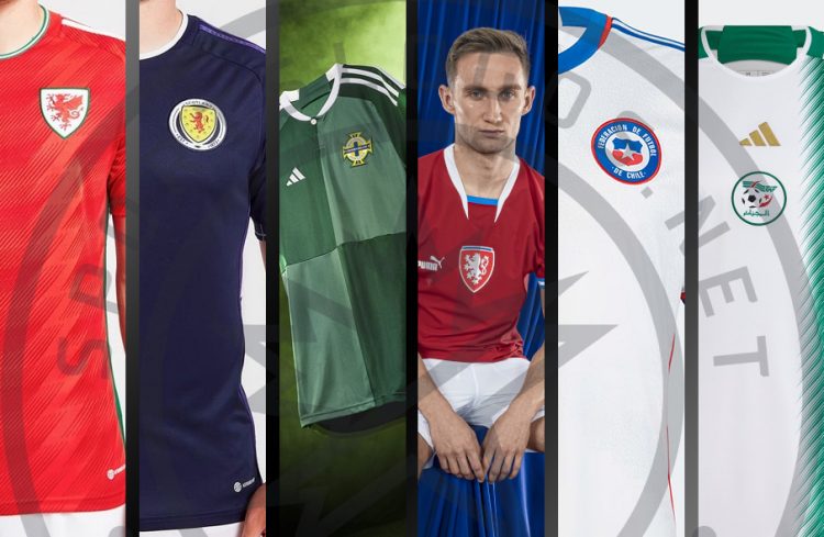 World Cup Kits for Wales Headline Recent National Team Kit Unveilings ...