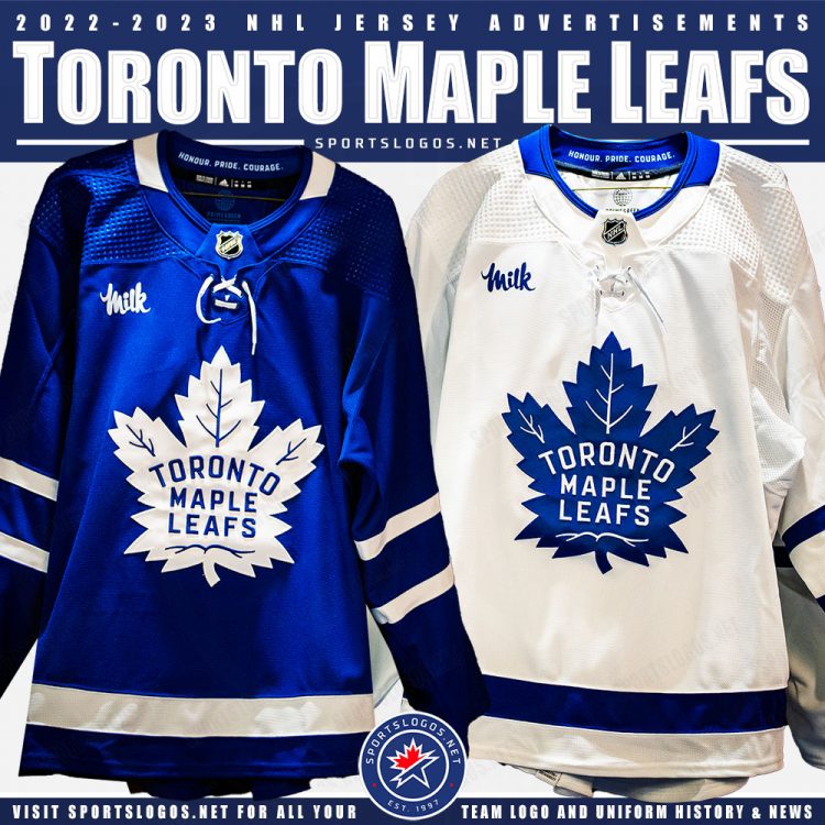 Toronto Maple Leafs to Wear “Milk” Patch Starting in 2022-23 and ...