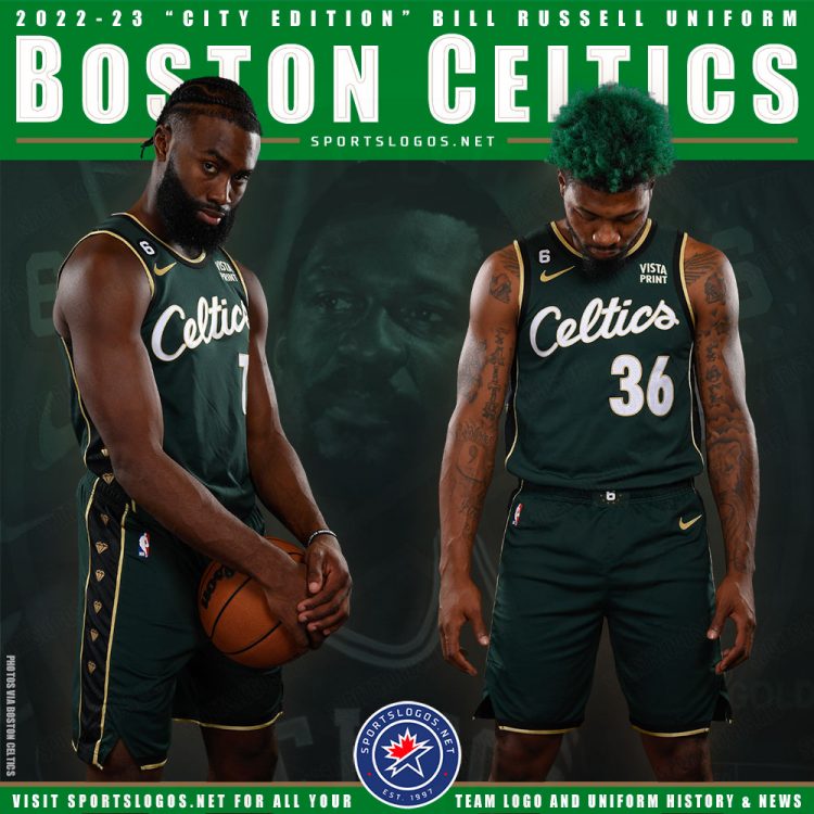 Boston Celtics Pay Tribute to Bill Russell with New City Edition Uniform – SportsLogos.Net News