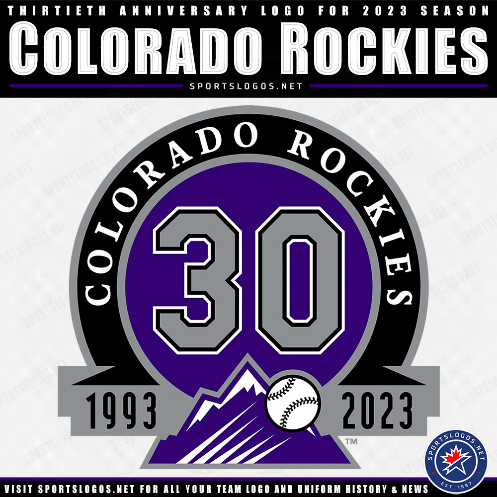 Colorado Rockies to Celebrate 30th Anniversary in 2023 – SportsLogos ...