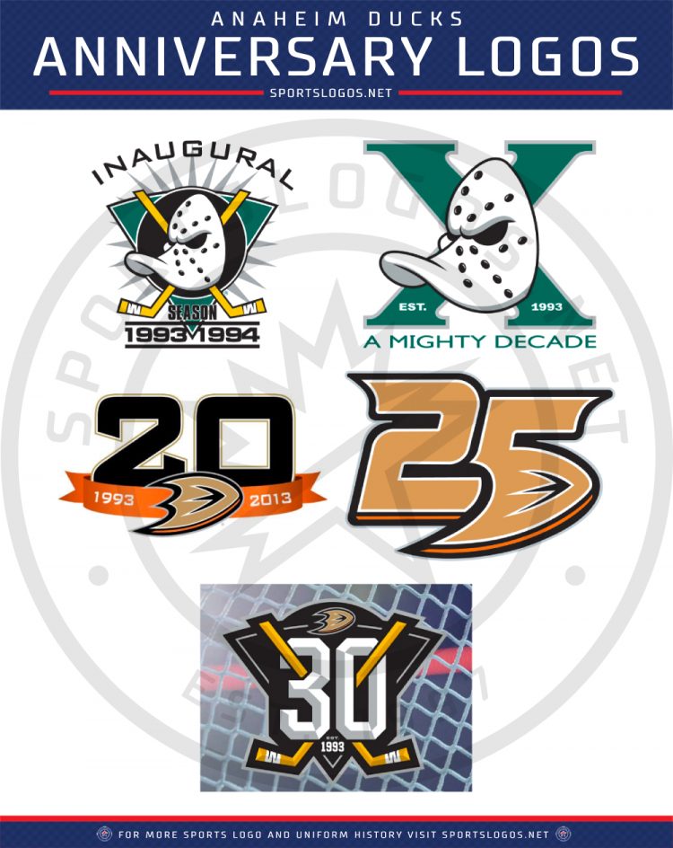 Anaheim Ducks Reveal 30th Anniversary Logo – SportsLogos.Net News