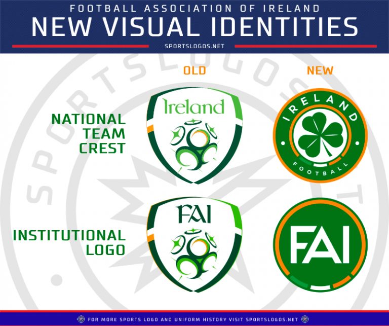 FA of Ireland Launches New Institutional Logo, National Team Crest ...