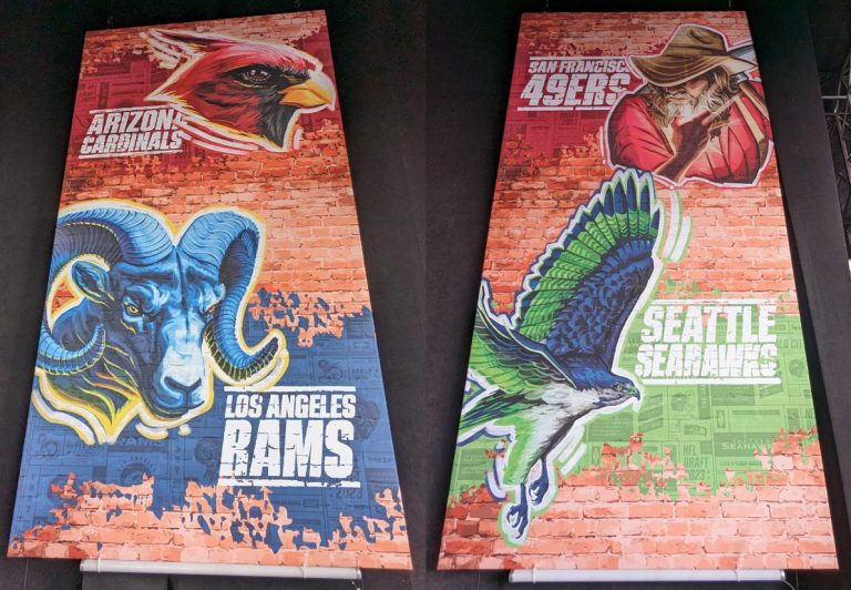 Illustrated Team Logos On Display At 2023 NFL Draft – SportsLogos.Net News