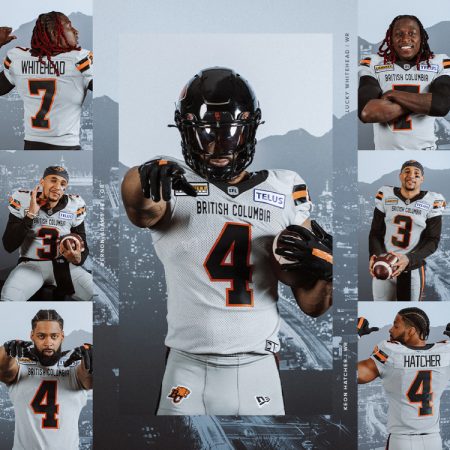 CFL’s BC Lions Launch Revamped Home and Away Uniforms – SportsLogos.Net ...