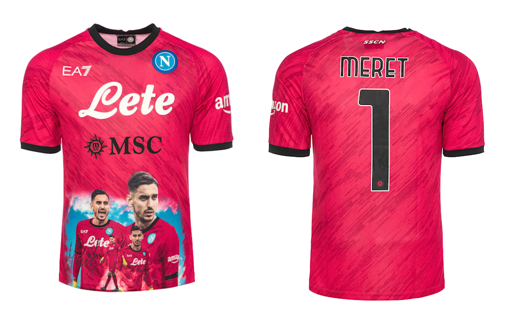 SSC Napoli Celebrate Serie A Title with ‘Face Game’ Kits Featuring ...