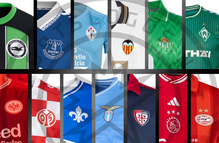 Clubs from Europe’s Top Domestic Football Leagues Unveil Slew of New Kits