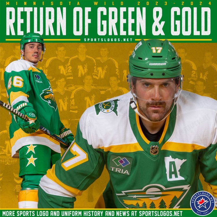 Minnesota Wild Unveil New Green-and-Gold “The 78s” Alternate Uniform ...