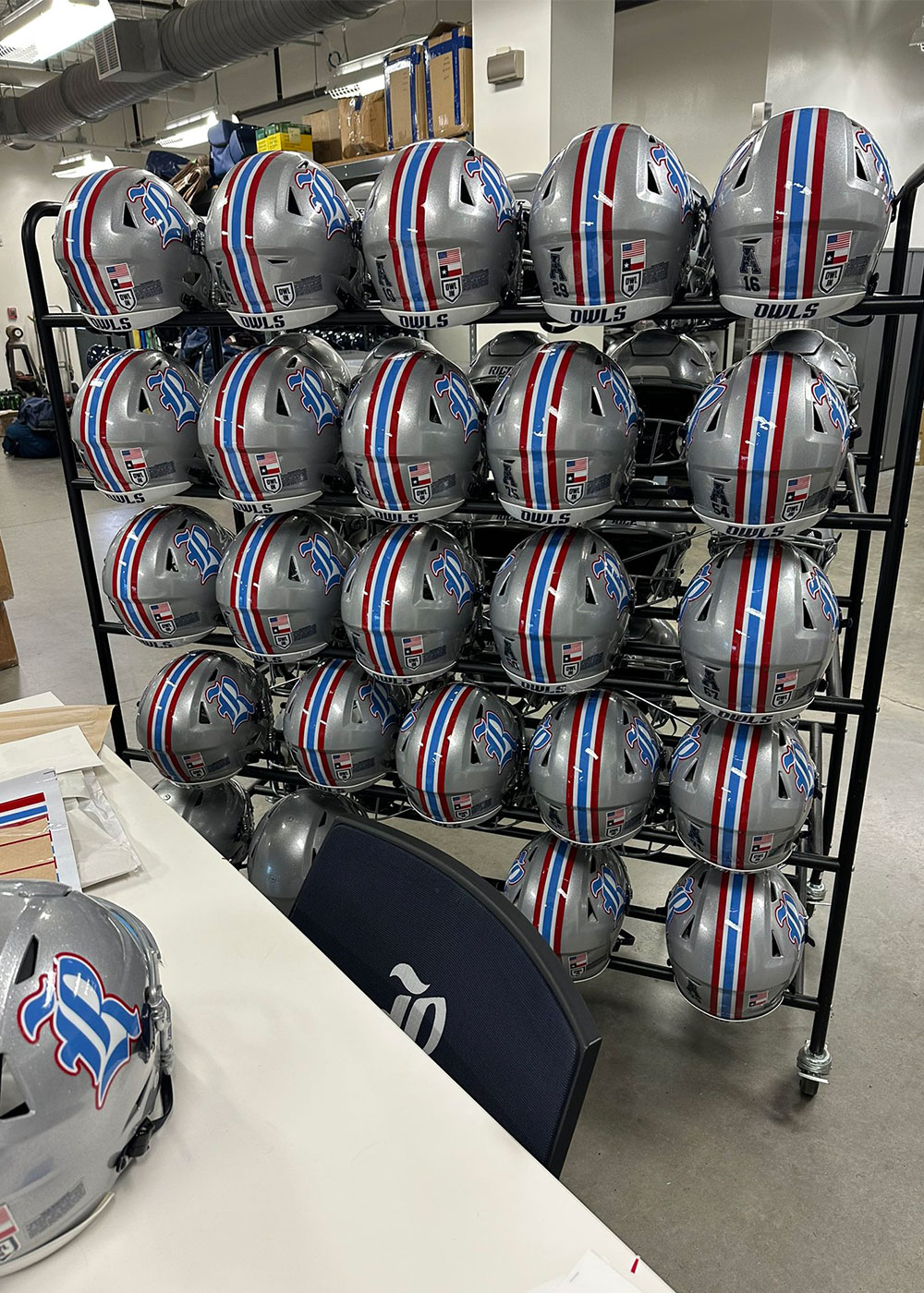 Photo courtesy of @RiceOwlsEQ on Twitter.