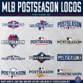 A very small sampling of the many MLB Postseason logo applications