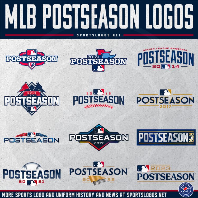 A very small sampling of the many MLB Postseason logo applications
