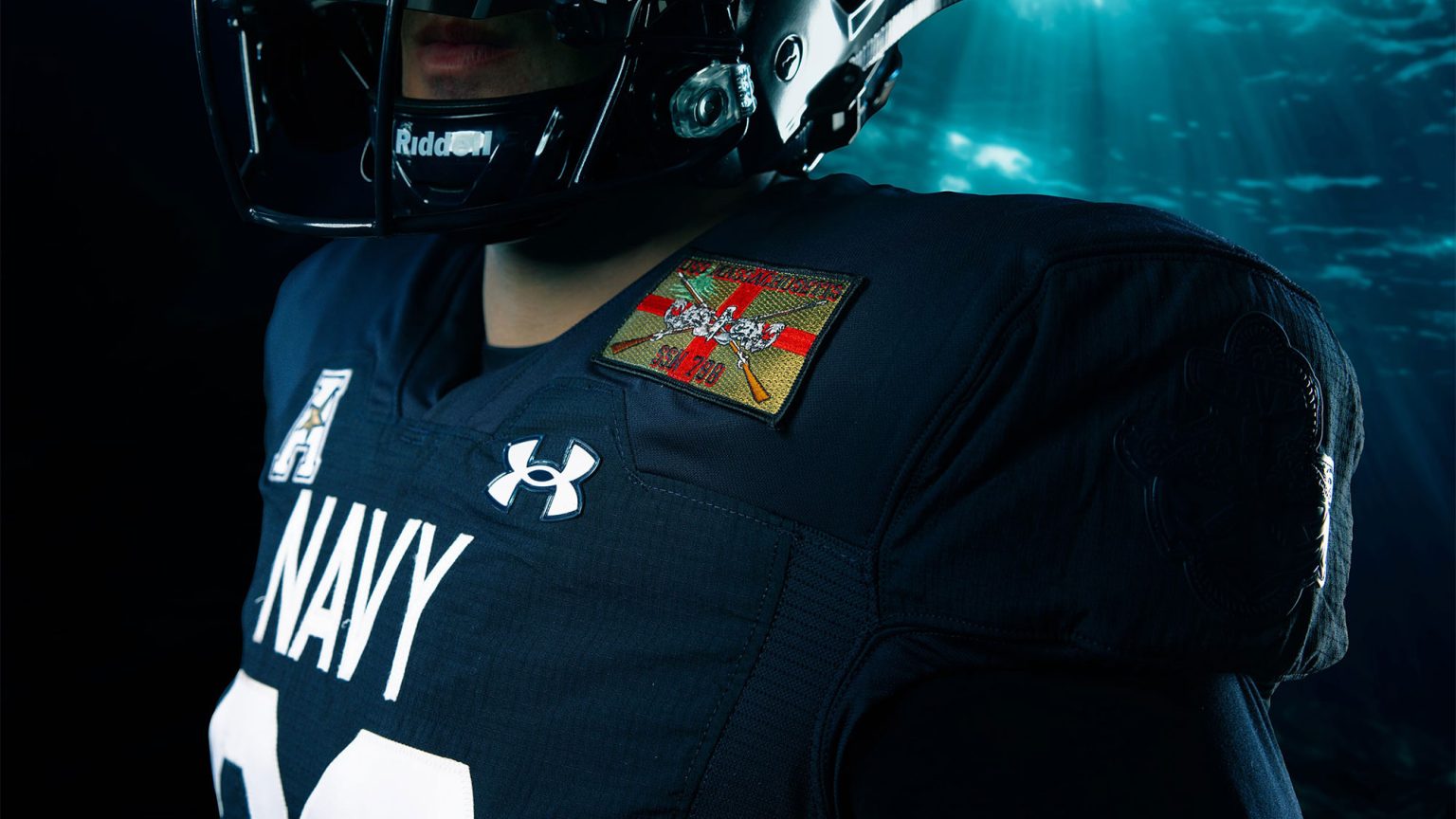 Lastly, the cleats – much like the helmets – feature a pattern that reflects waves and the ...