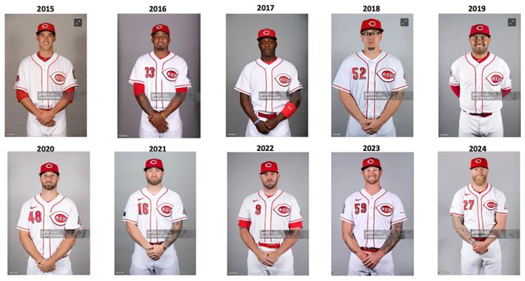 A graphic sent to me by a MLB rep showing photo day transparency issues ...