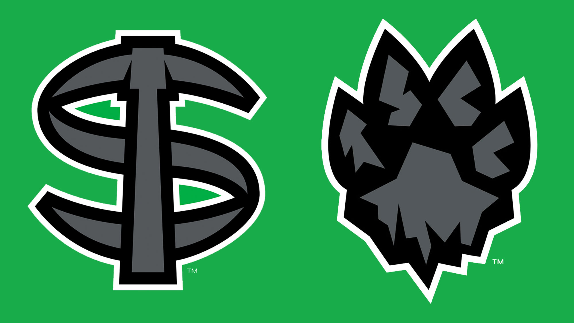 The Coal Cats’ primary logo features a cat with a rigid, rock-like ...
