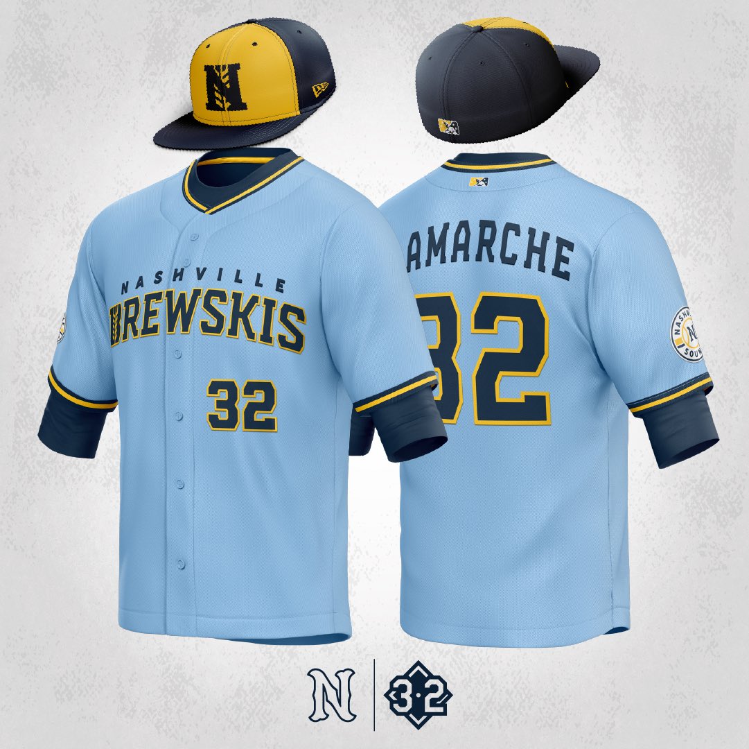 Nashville debuted their new Brewskis caps April 16 and will take the ...