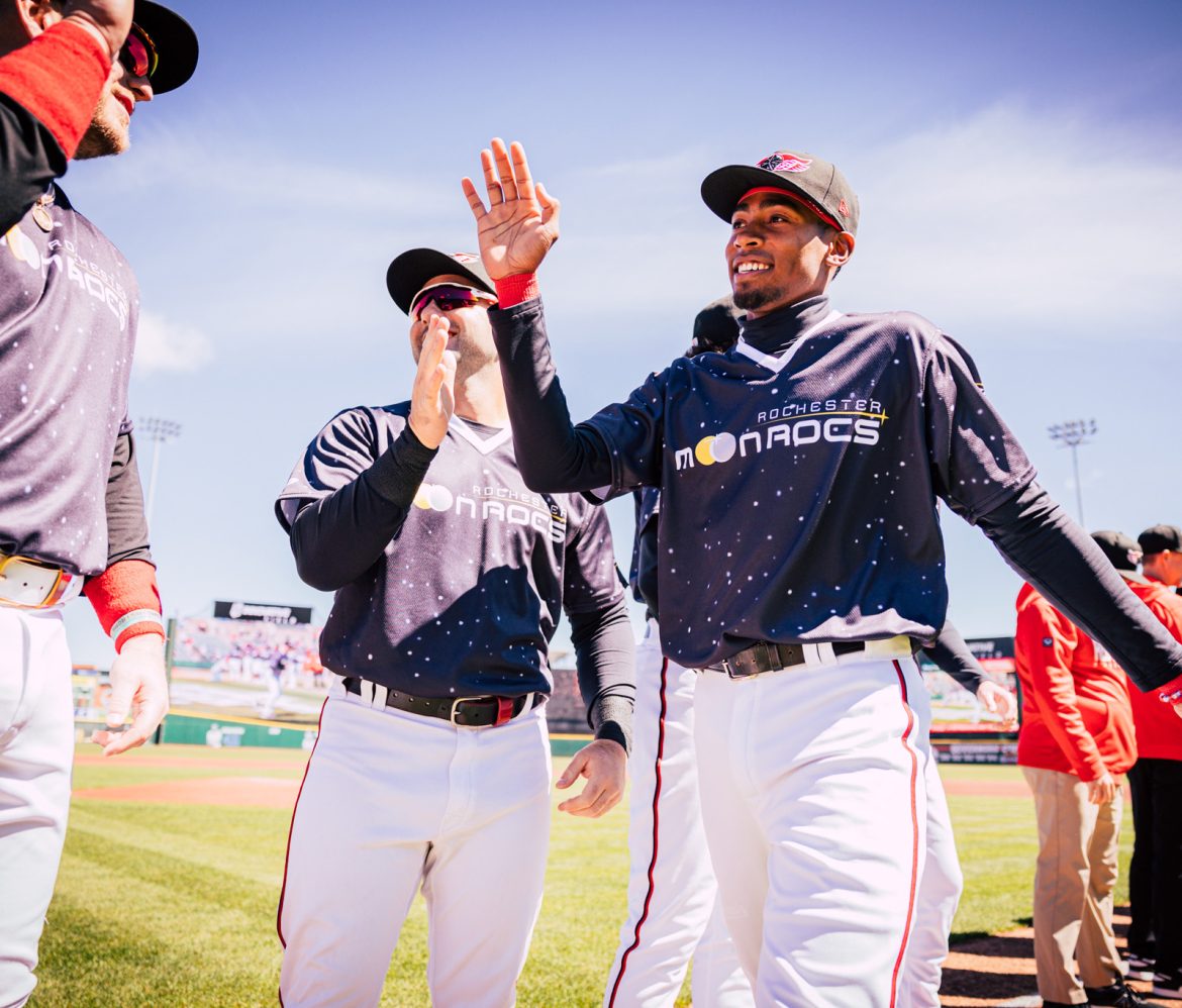 In Eastlake, Ohio, the High-A Lake County Captains wore “blackout ...