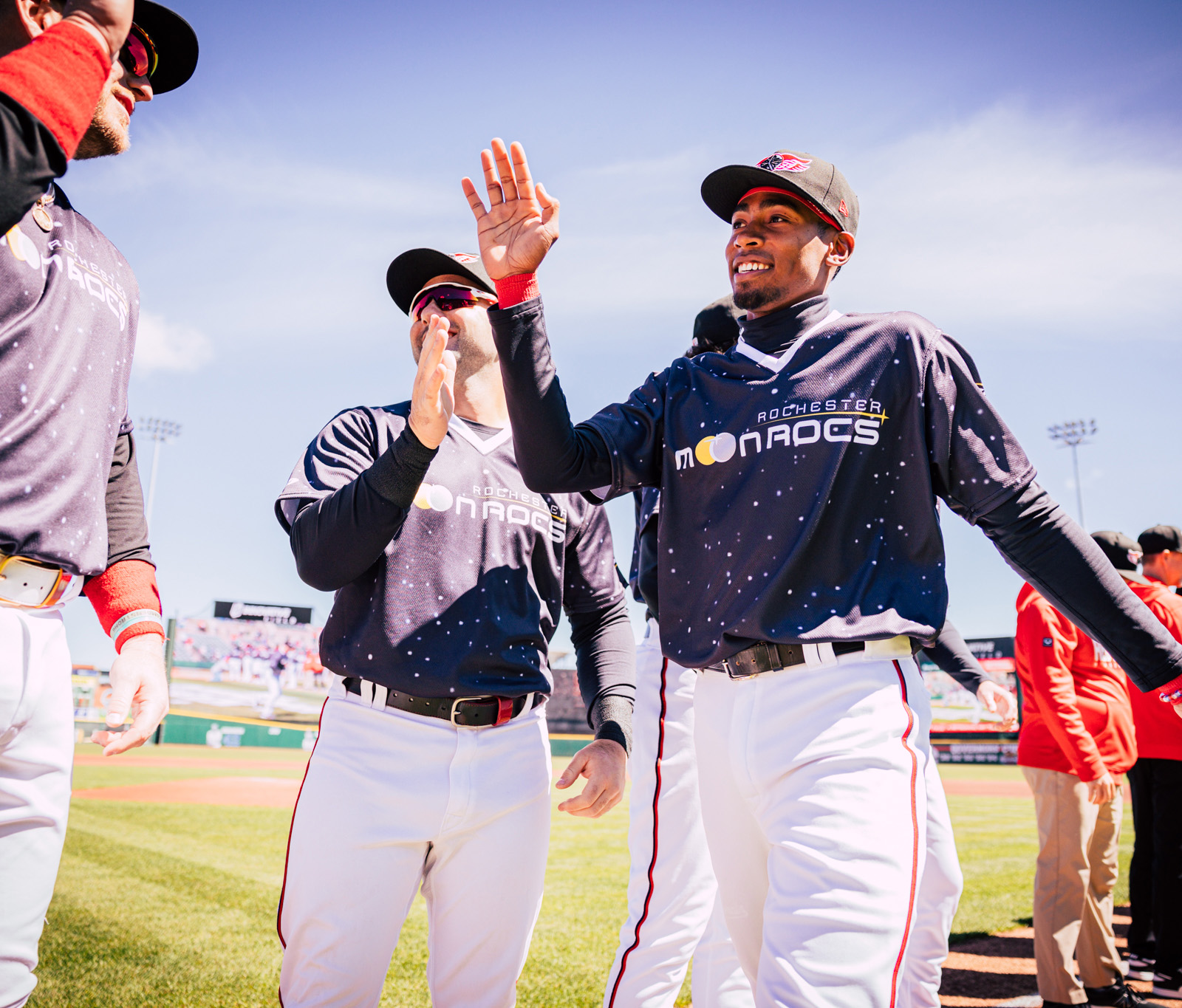 In Eastlake, Ohio, the High-A Lake County Captains wore “blackout ...