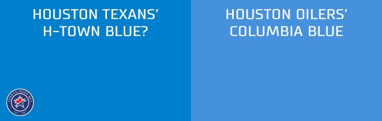 Below is a look at the difference between the possible H-Town Blue and ...