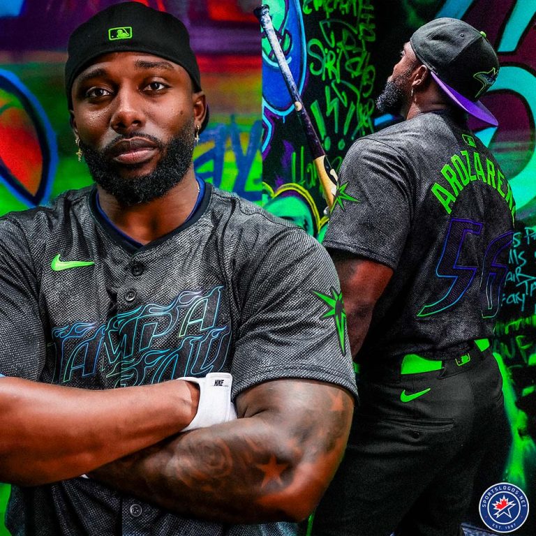The Tampa Bay Rays Nike MLB City Connect uniform