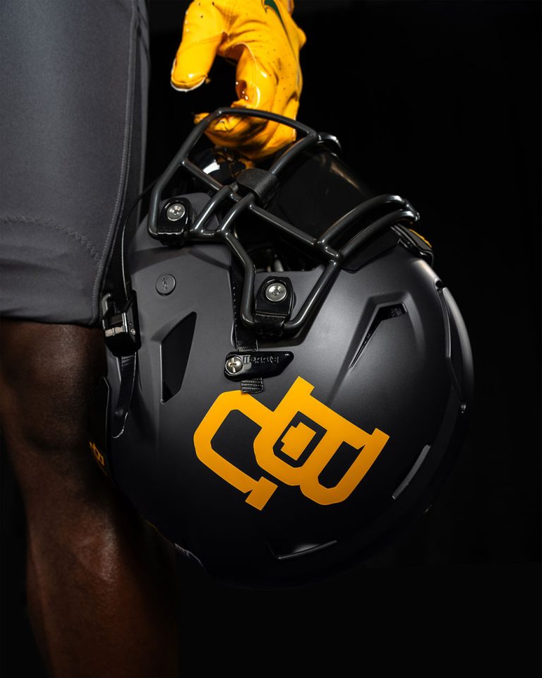 The jerseys are complete with a black collar and a gold “Baylor ...