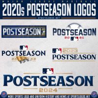 MLB Postseason Logos: 2020-2024