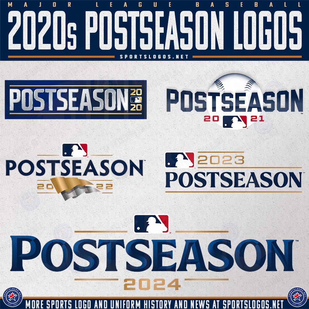 MLB Postseason Logos: 2020-2024
