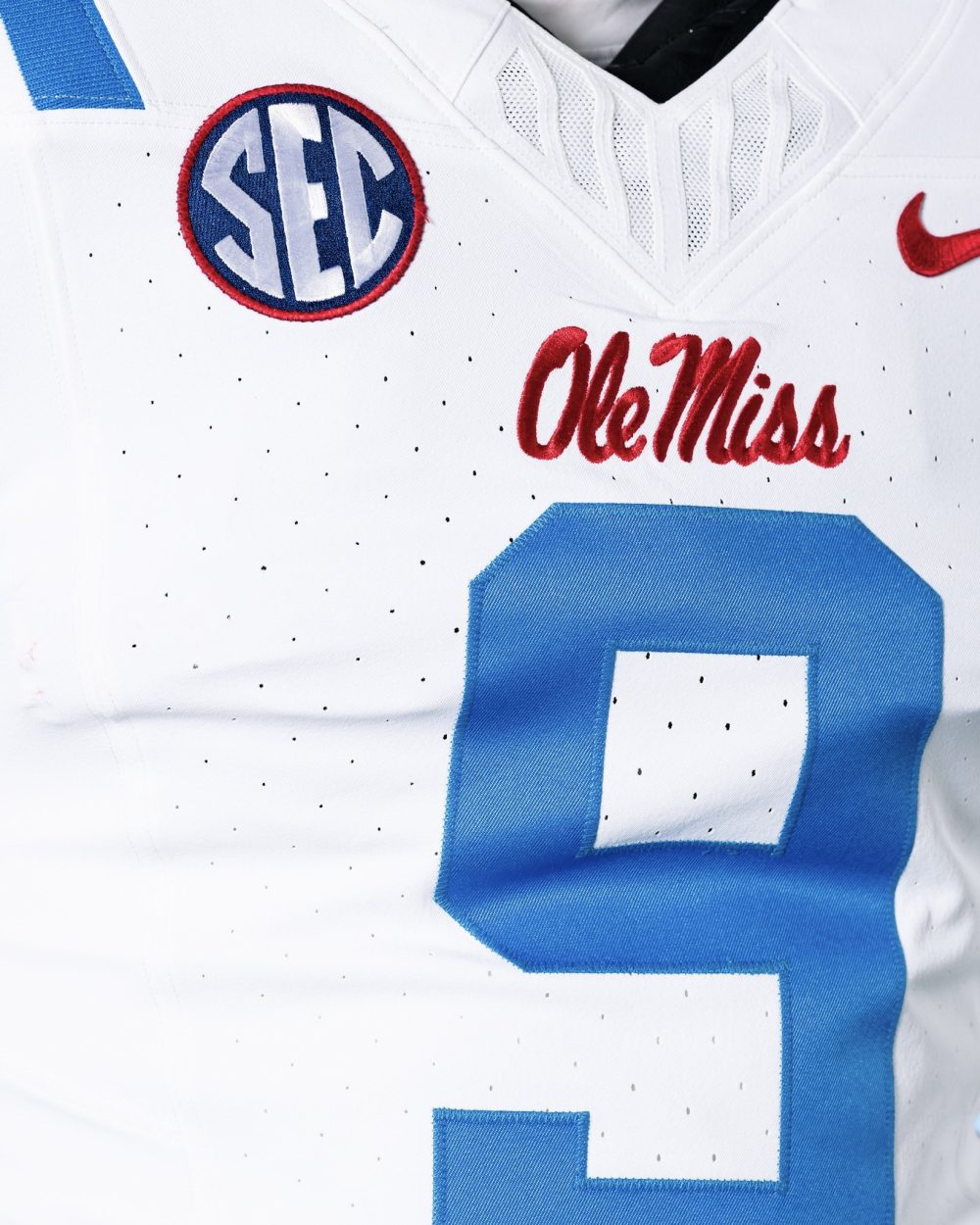 The powder-blue accented road uniform is complete with the same plain ...