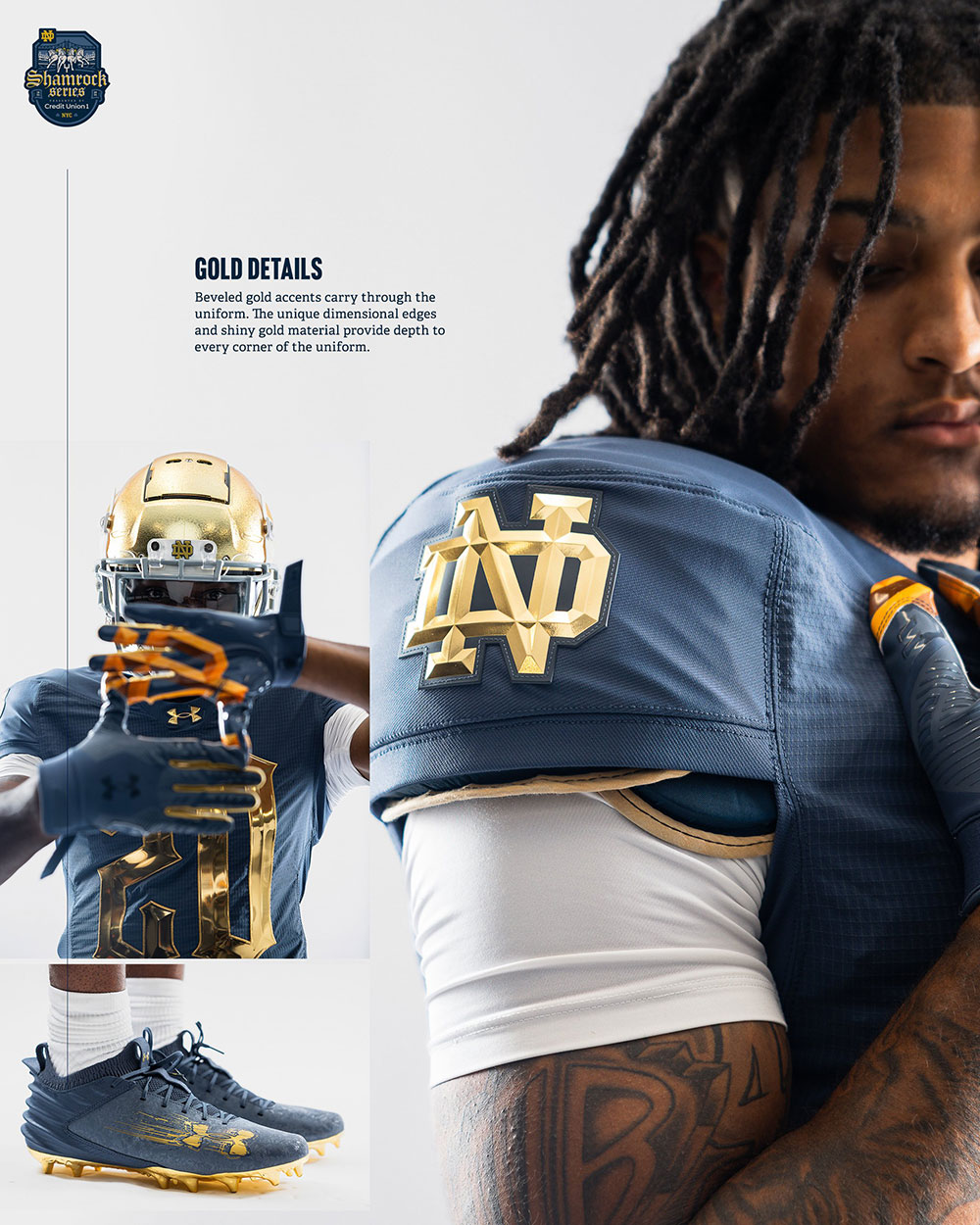 Notre Dame Unveils Shamrock Series Uniforms For Game Against Army At ...