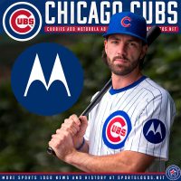 The patch colours change based on the Cubs jersey being worn (Photo ...