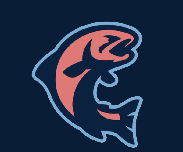 The fish in the logo is an updated version of the chinook (a kind of ...