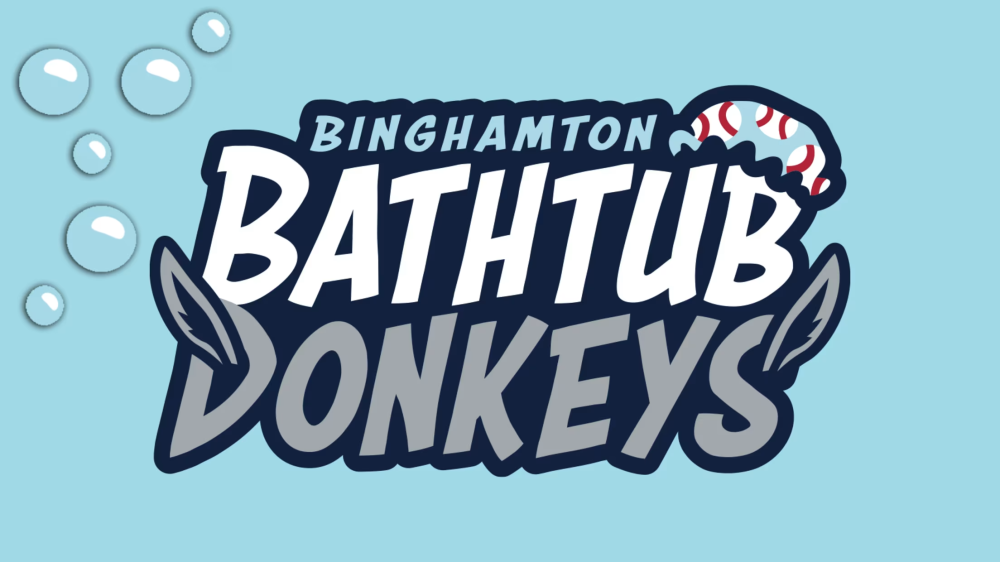 The Bathtub Donkey identity centers on a decidedly wakeful donkey ...