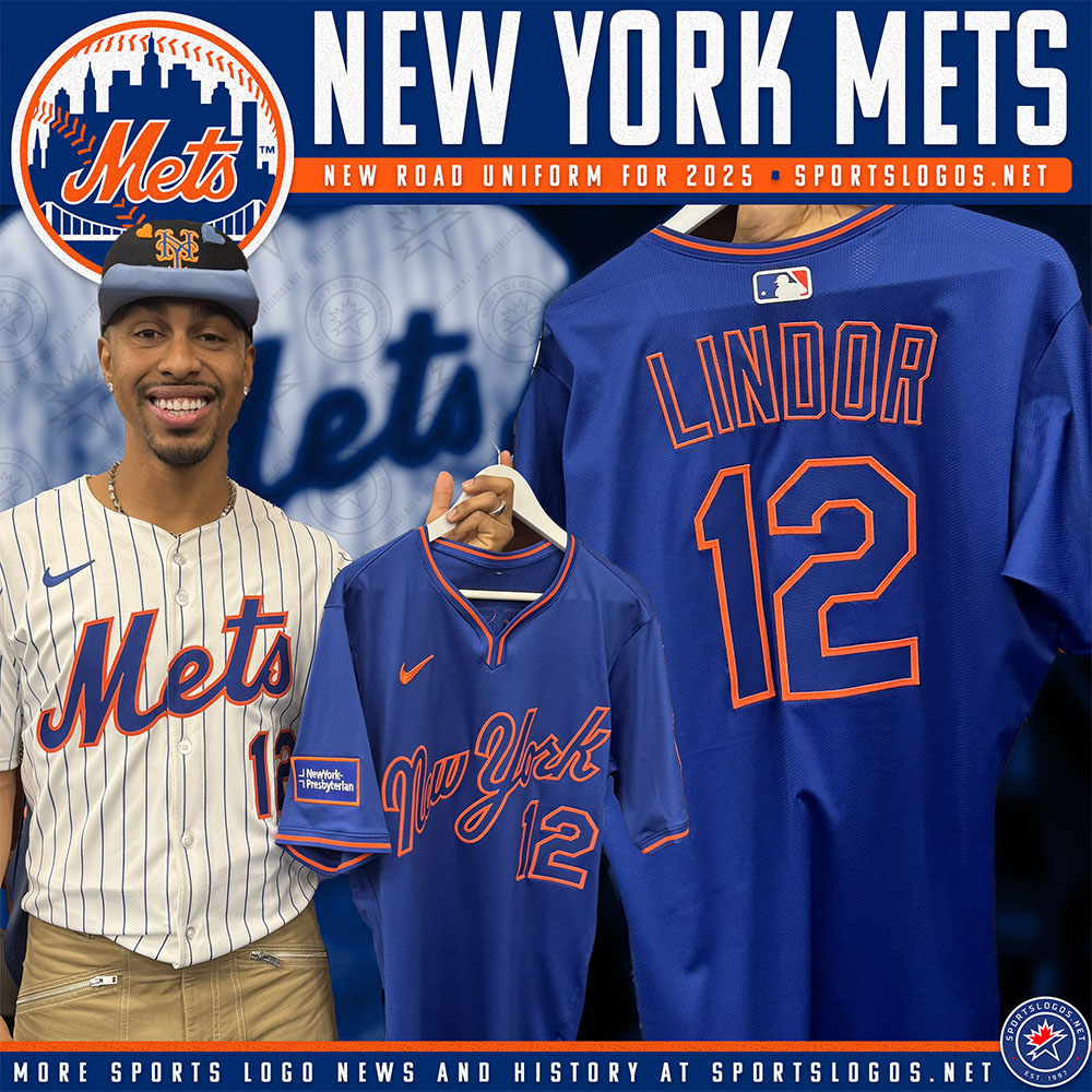The New York Mets wore a grey version of this uniform during the 1987 ...
