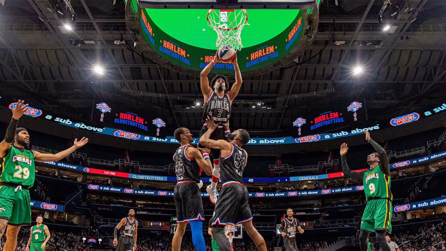 Since their founding, the Globetrotters have showcased their iconic ...