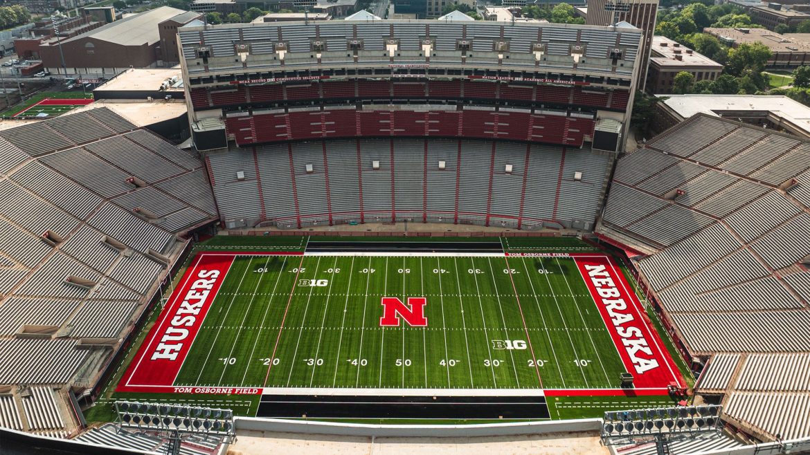 Nebraska Cornhuskers Install New, Temporary Turf At Memorial Stadium