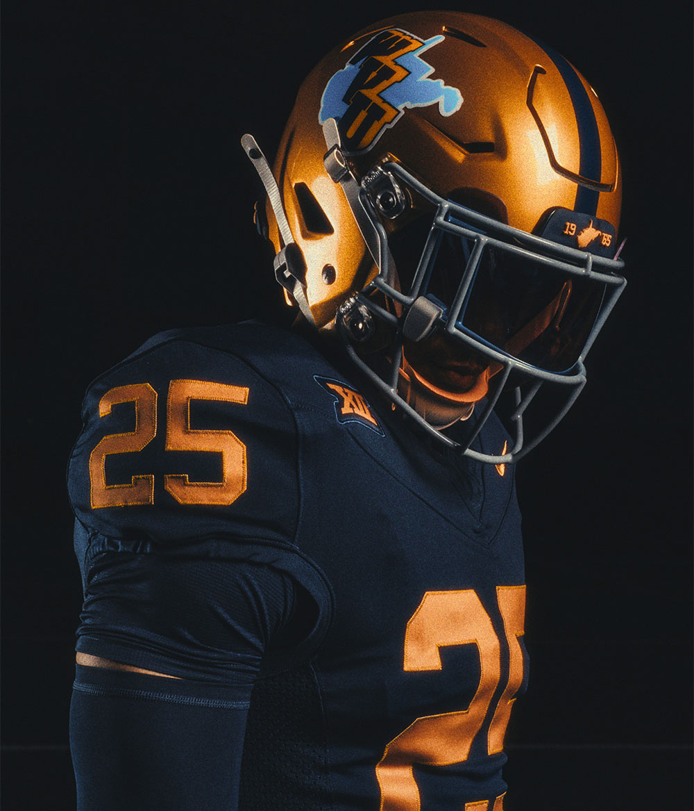 The throwback uniforms now join a wardrobe that includes West Virginia ...
