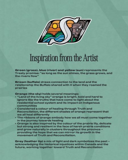 Here’s what the Riders said last year about the symbols in the logo: