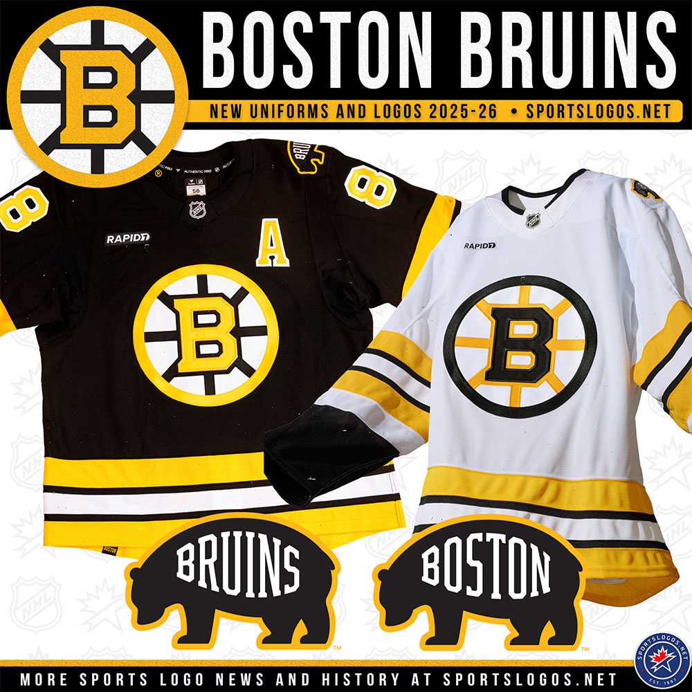 Boston Bruins Unveil New Uniforms for 2025–26, Throwing Back to the 80s ...