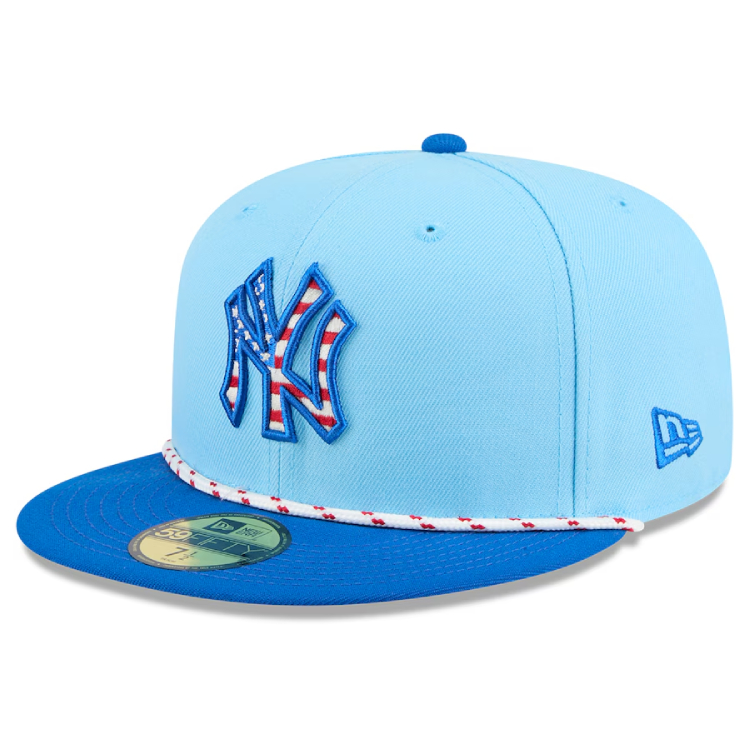 On the back, the familiar MLB silhouette logo is coloured similarly to ...