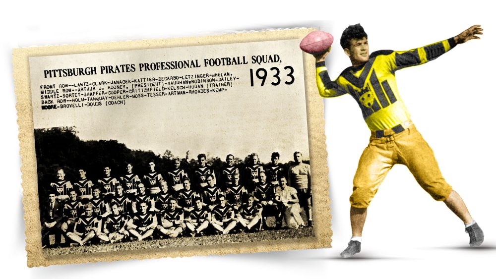 Pittsburgh Steelers Reprise 1933 Throwback Uniforms With New Gold Helmets