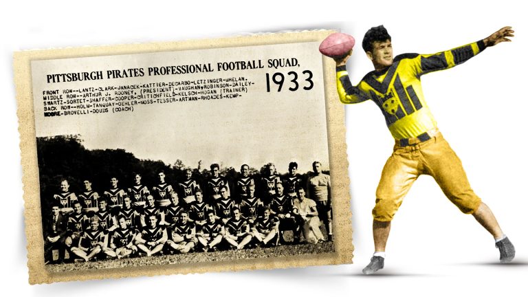 Pittsburgh Steelers Reprise 1933 Throwback Uniforms With New Gold Helmets