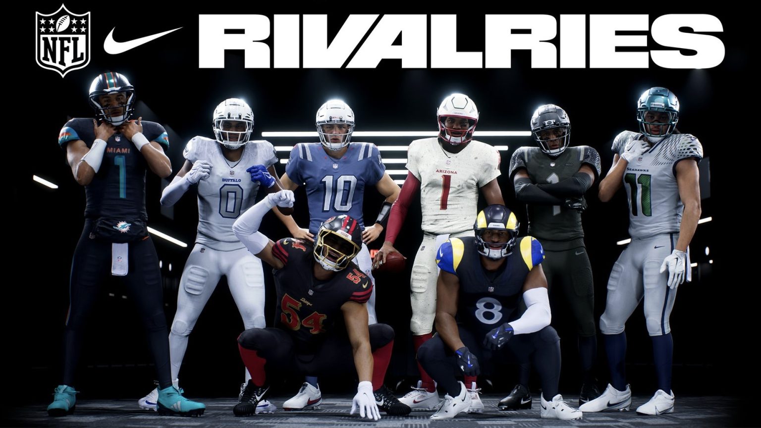 After the eight AFC East and NFC West teams unveiled their new Nike ...