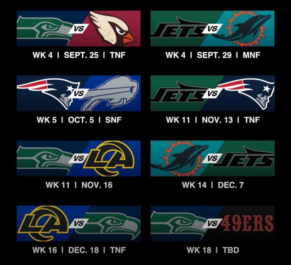 After the eight AFC East and NFC West teams unveiled their new Nike “Rivalries” uniforms on ...